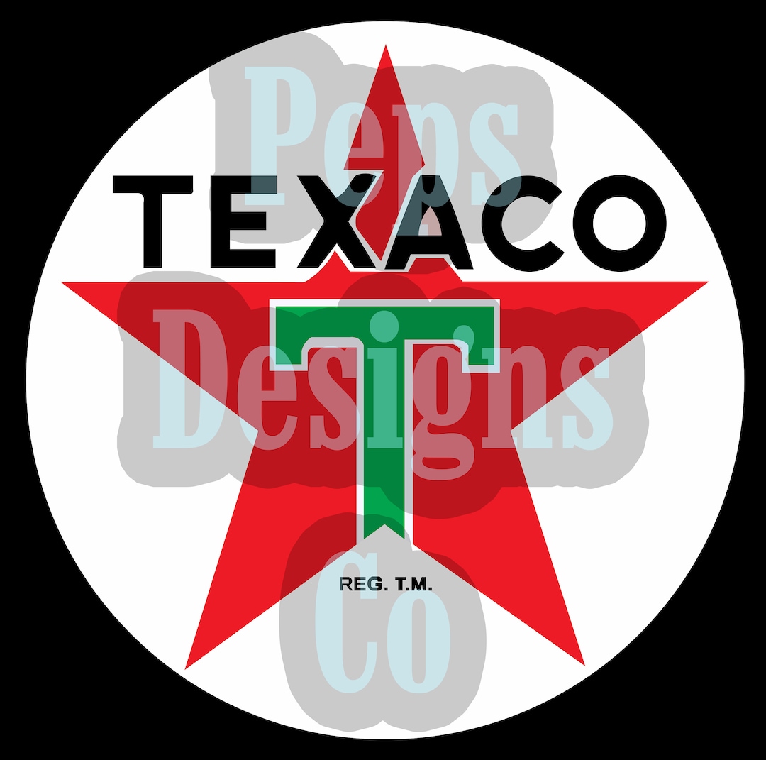 Texaco Vector, SVG, Tiff, PNG, and JPG - Etsy Canada