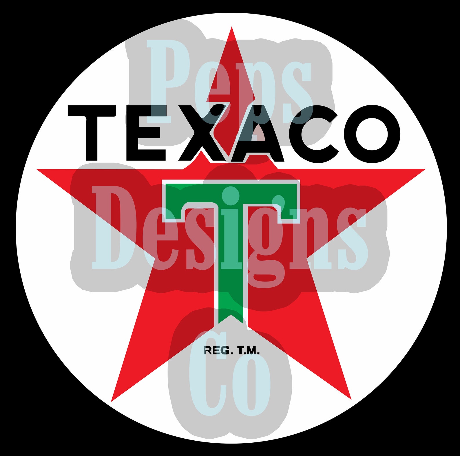Texaco Vector, SVG, Tiff, PNG, and JPG - Etsy