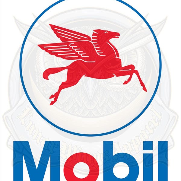 Mobil Pegasus Sticker - Etsy