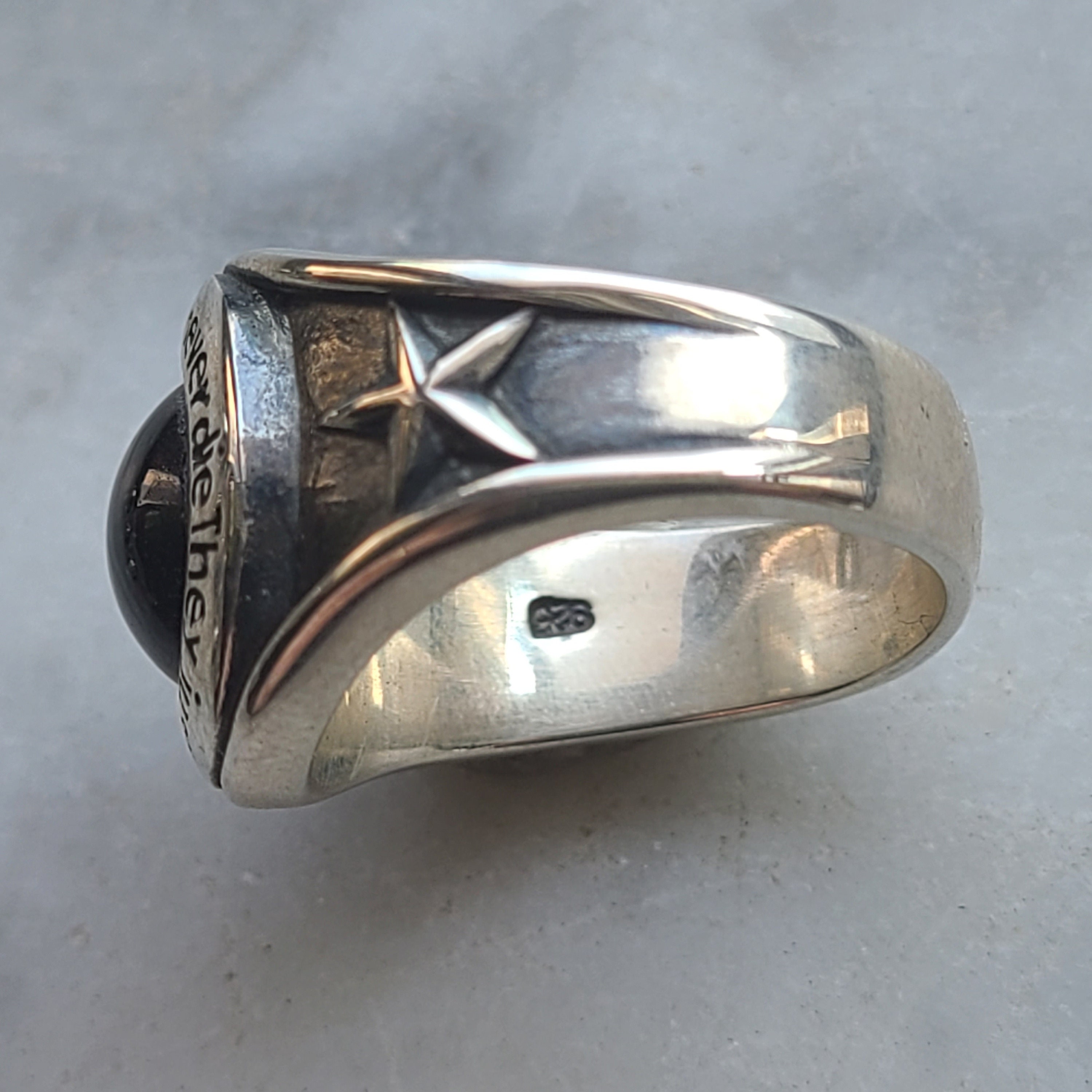 MILITARY MOTTO / Old Soldiers Never Die They Just Fade Away / 925 ...