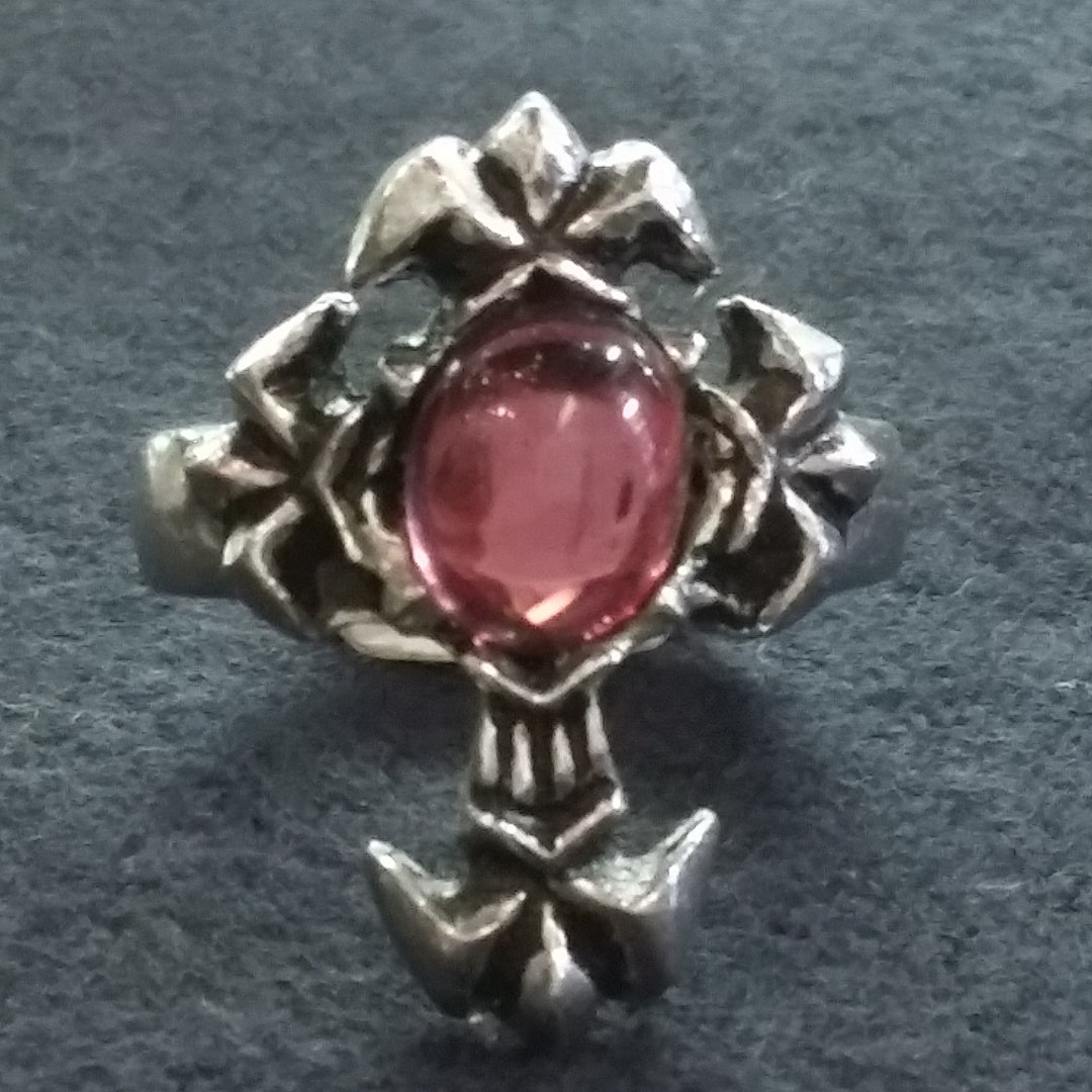 1990's RARE VINTAGE ! Authentic Alchemy Gothic R41 Fleury Cross Ring ...