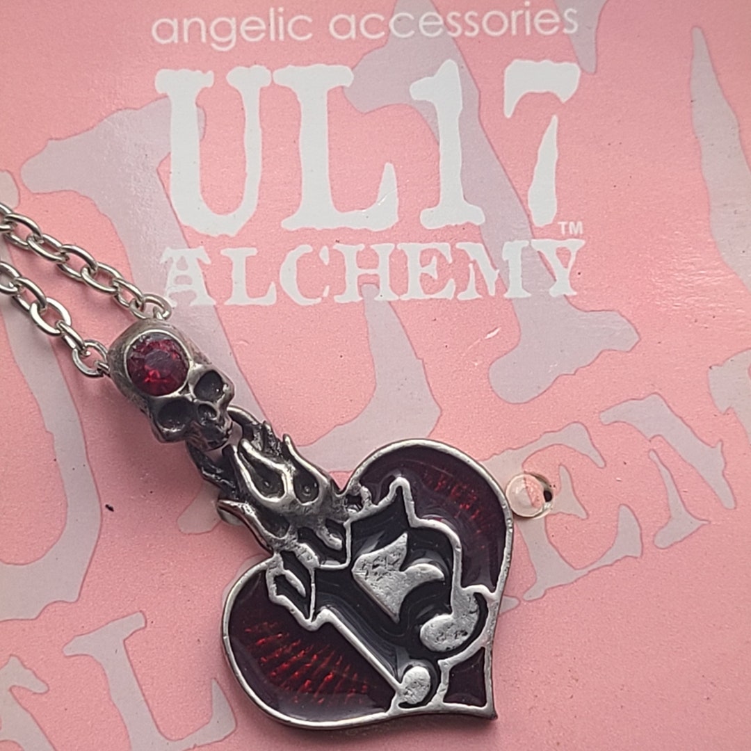 RARE ! UL17 by Alchemy Gothic ULFP6 SACRED HEART Pendant / Authentic ...