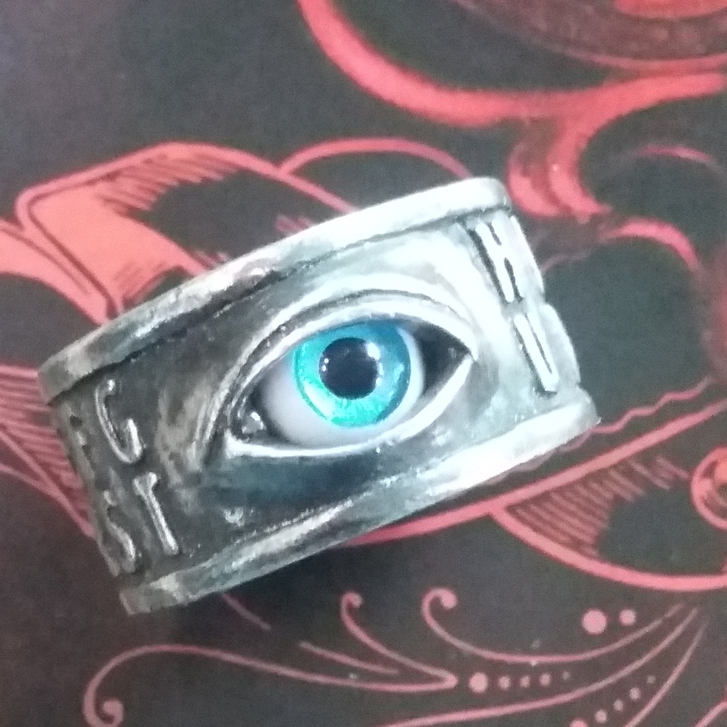 ALL SEEING EYE Authentic Alchemy Gothic R215 Ouija Eye Ring - Etsy