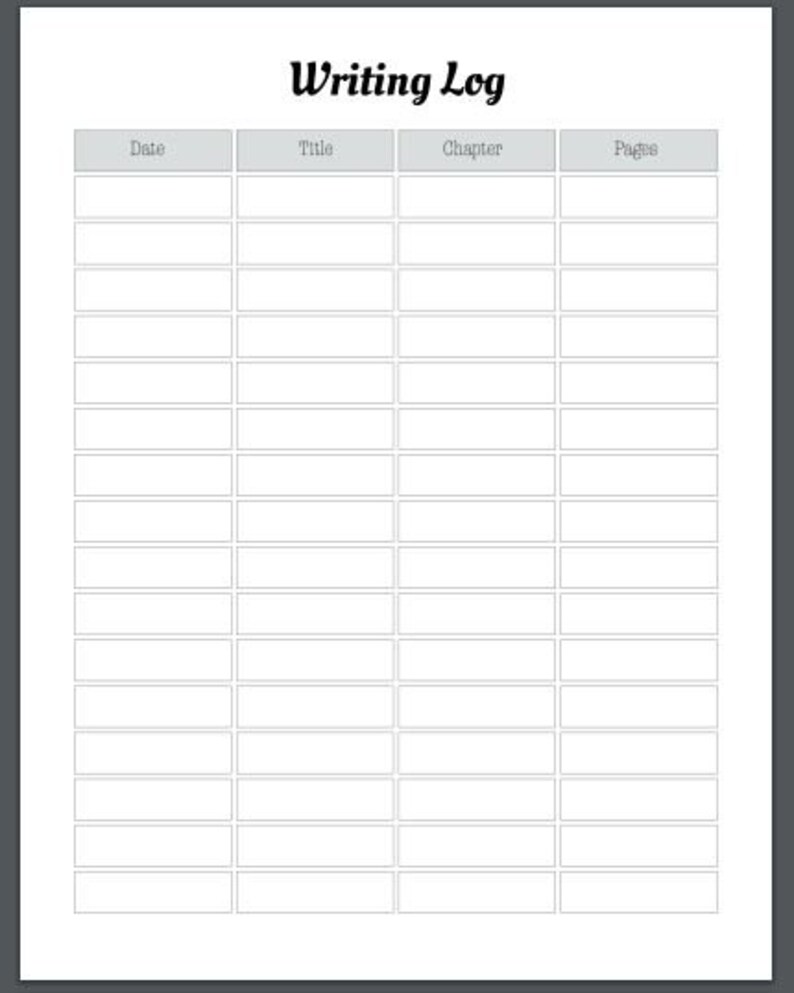 Writing Planner Printable Pdf Writing A Book writers Planner Printable ...