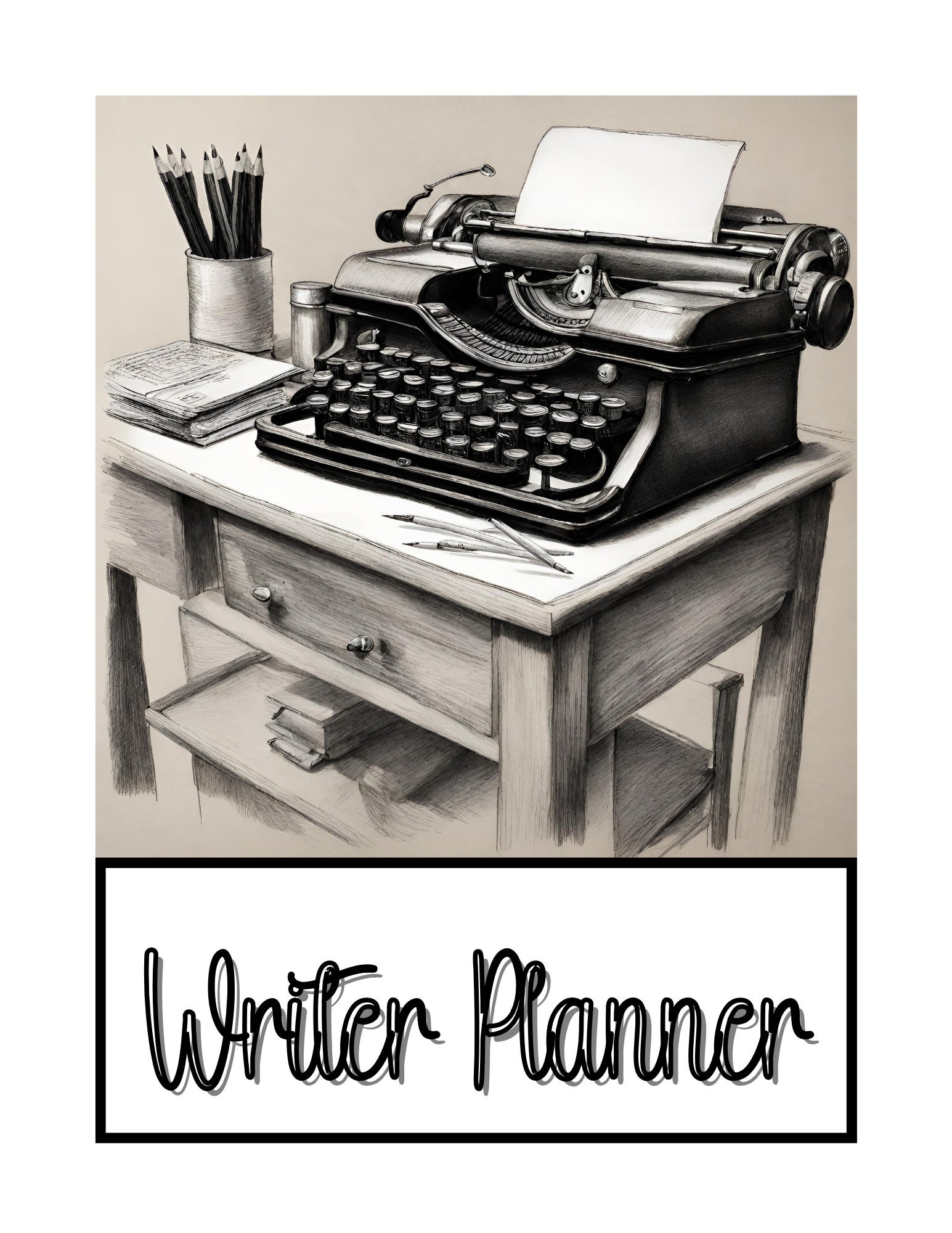 Writing Planner Printable Pdf Writing A Book writers Planner Printable ...