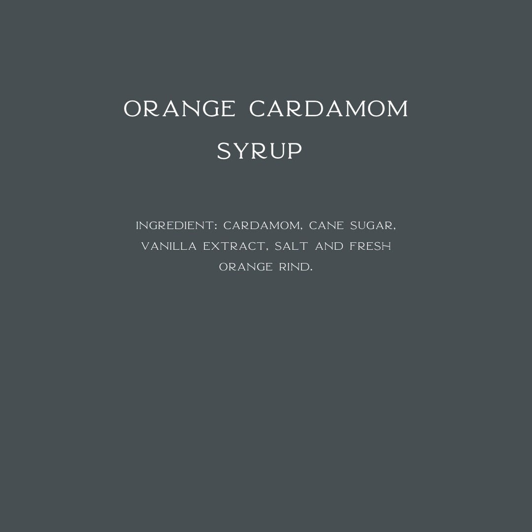 Orange Cardamom Syrup for Coffee, Cocktails, Tea, or as a Gift - Etsy