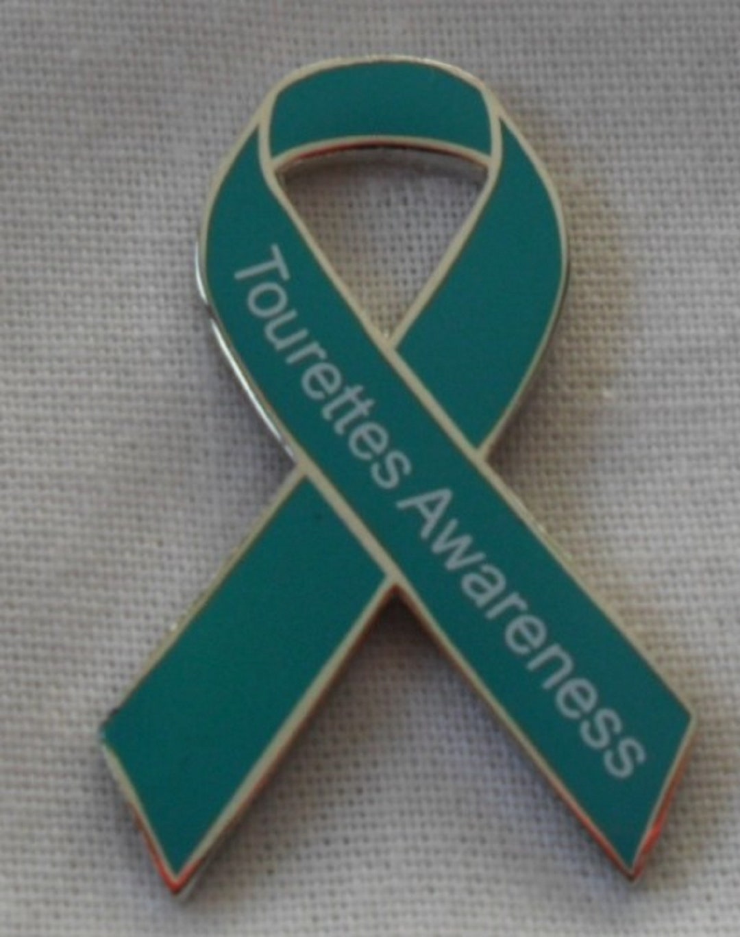 Tourette Syndrome Awareness Ribbon Teal Enamel Badge / Brooch - Etsy