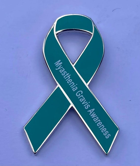 Teal ribbon for sale store