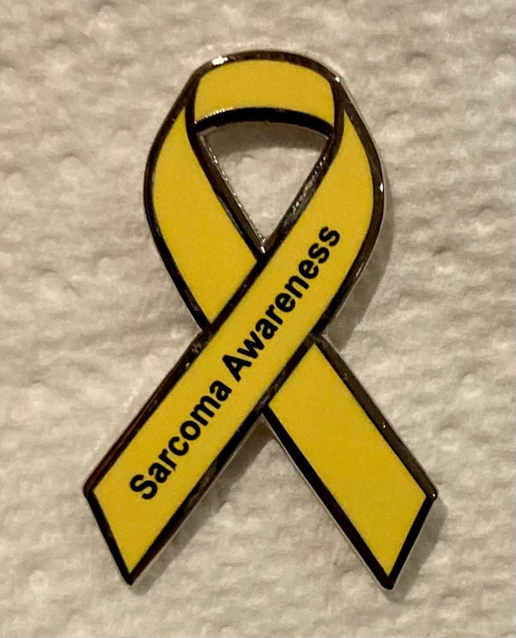 Yellow Bone Cancer Ribbon