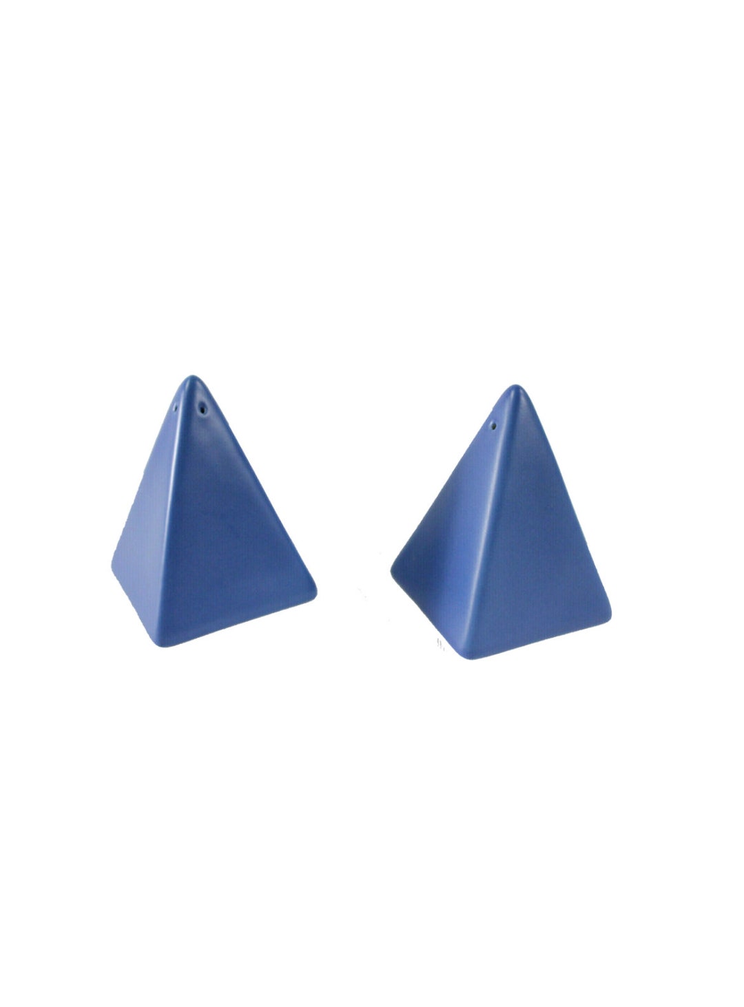 Midcentury Pyramid Salt + Pepper Shakers - Etsy