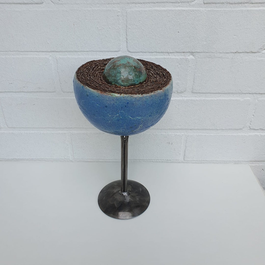 The Blue Miracle Sculpture Art Object - Etsy