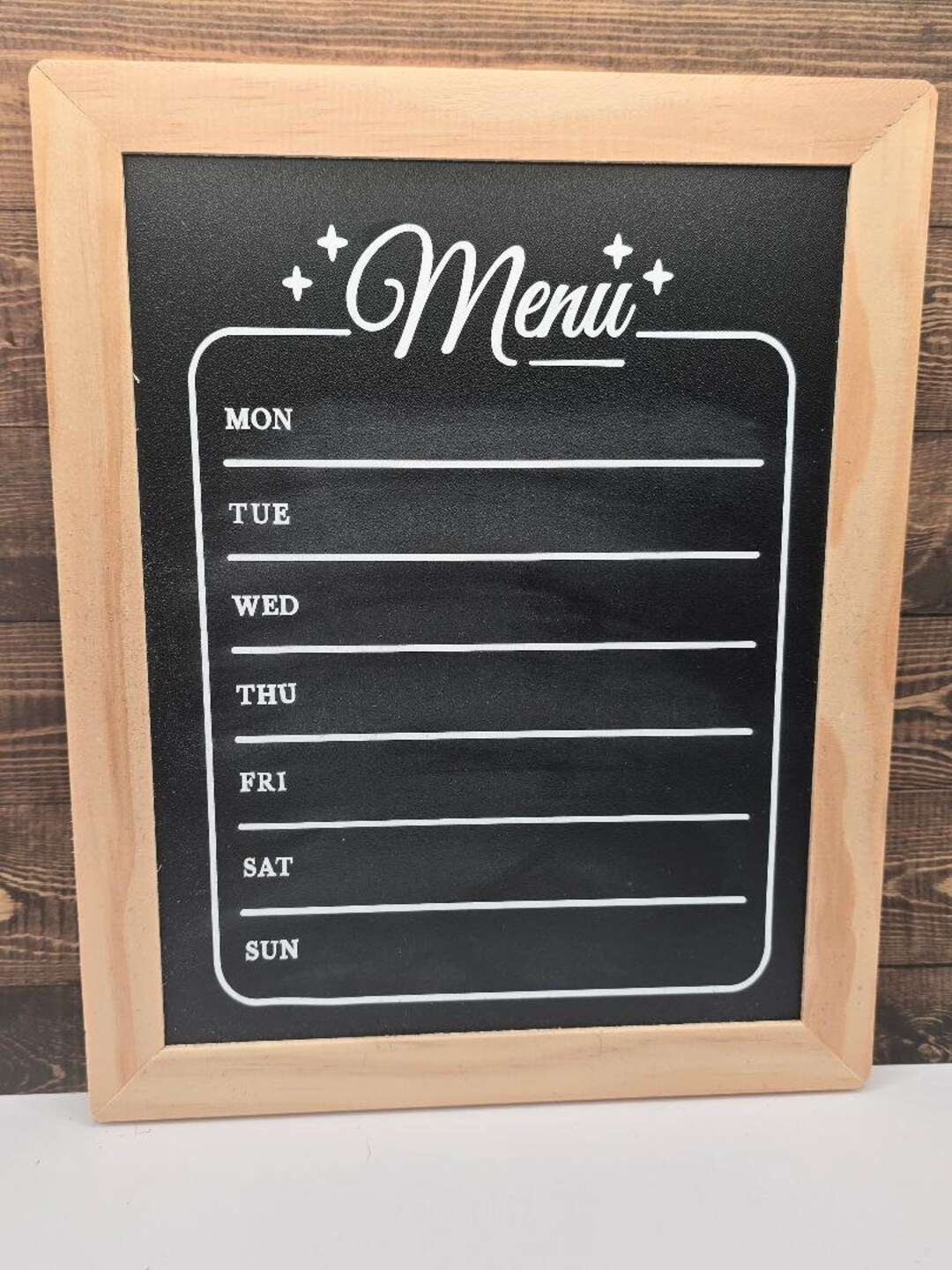Weekly Menu Chalkboard - Etsy