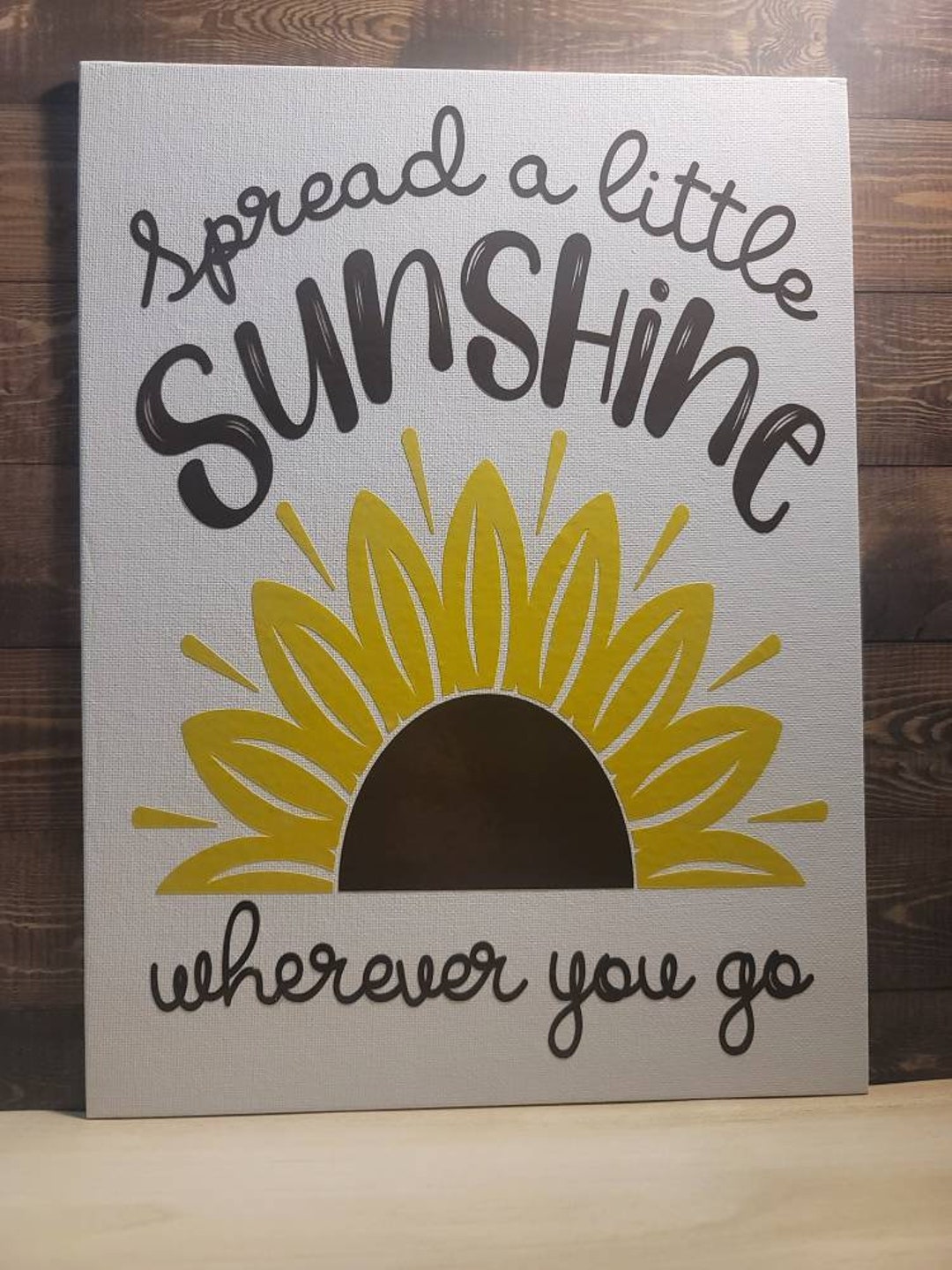 Spread a Little Sunshine Wherever You Go Wallhanging - Etsy