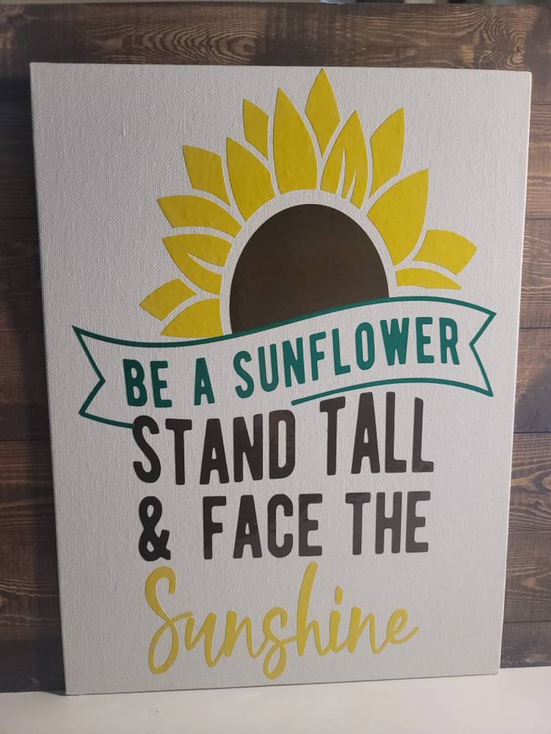 Be a Sunflower and Stand Tall Wallhanging - Etsy
