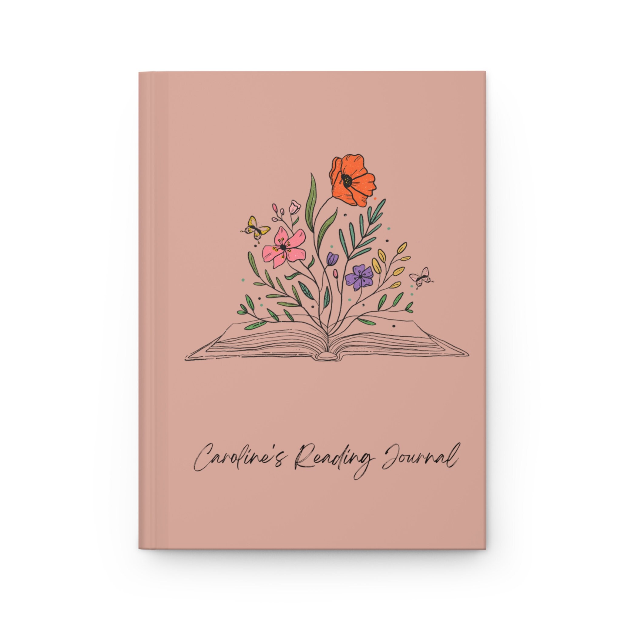 Reading Journal Book Journal Personalized Custom Book - Etsy