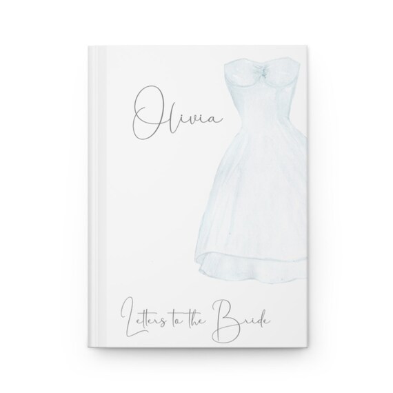 Personalized Bridal Shower Guest Book Letters To The Bride Etsy