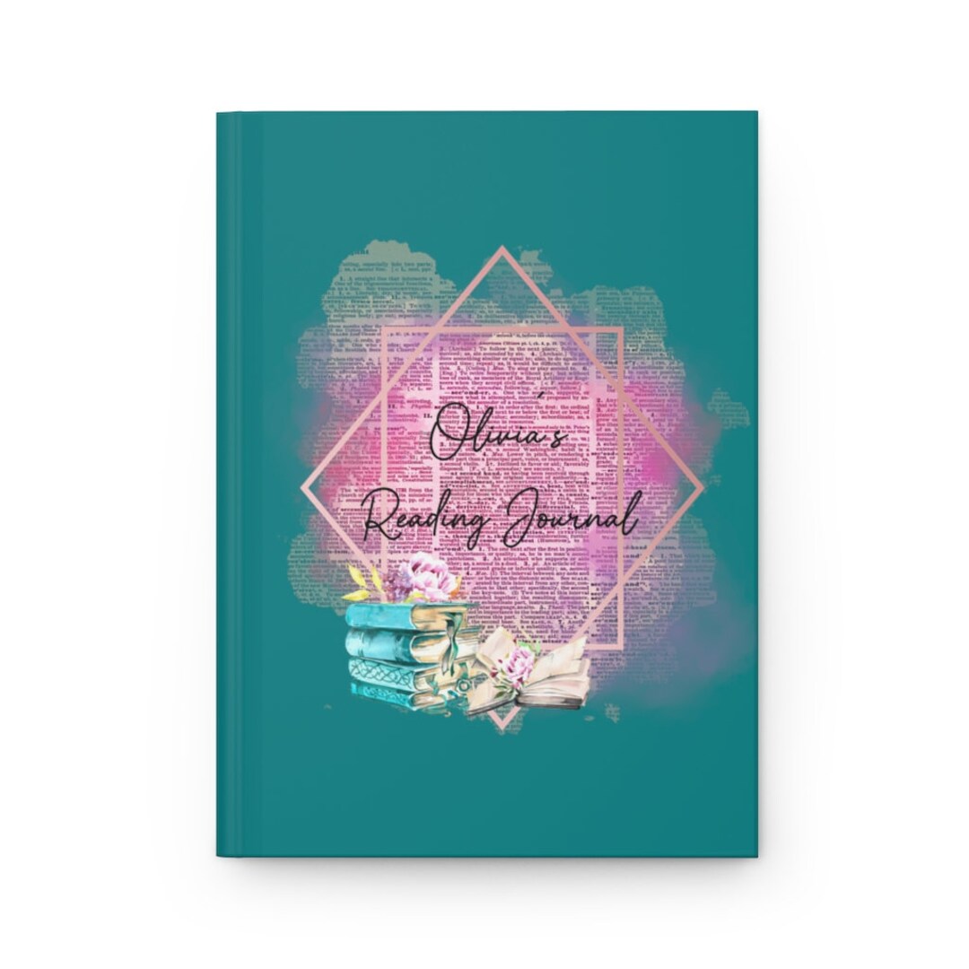Reading Journal book Journal Personalized Custom Book Notebook ...