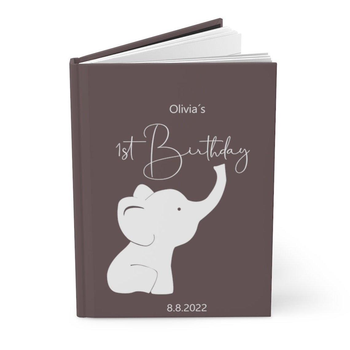 Personalized First Birthday Guest Book First Birthday Book - Etsy