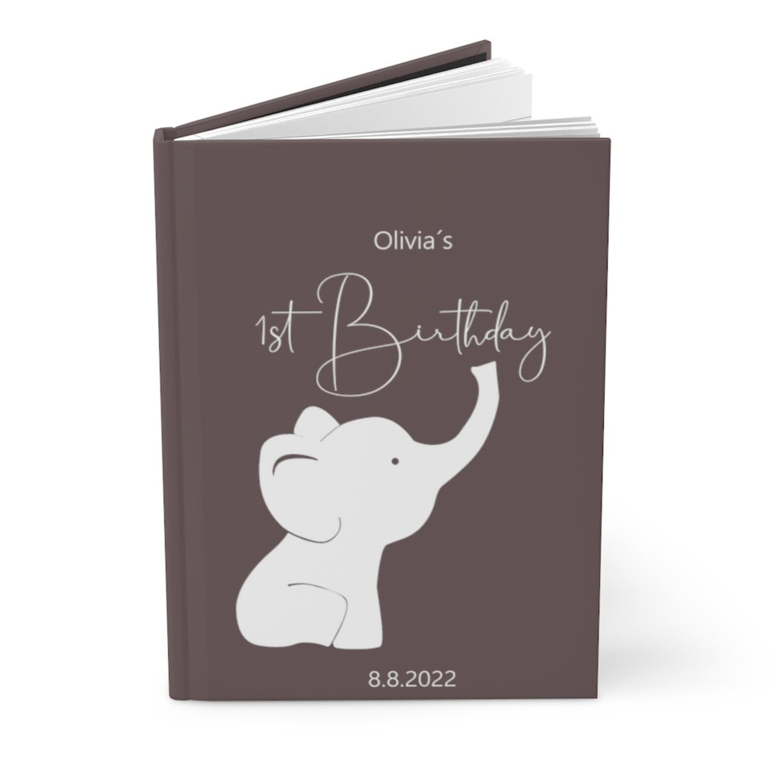 Personalized First Birthday Guest Book First Birthday Book - Etsy