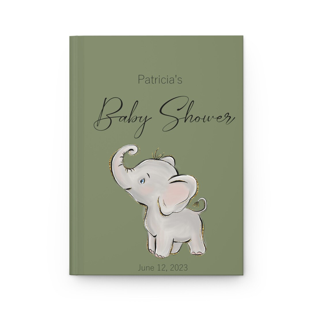Personalized Baby Shower Guest Book, Gender Neutral Baby Shower ...