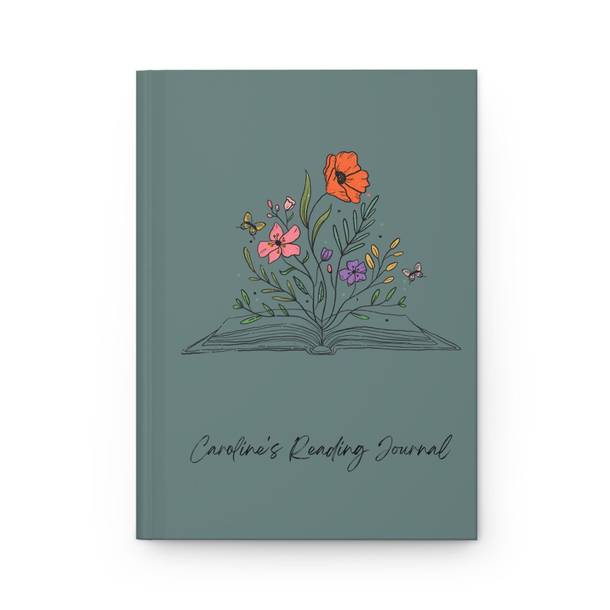 Reading Journal Book Journal Personalized Custom Book - Etsy