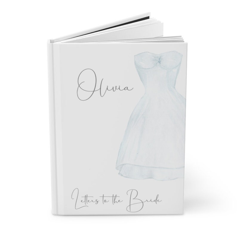 Personalized Bridal Shower Guest Book Letters To The Bride Etsy