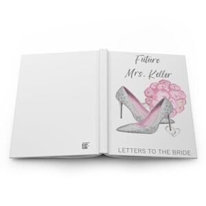 Letters to the Bride Book, Personalized Journal, Bridal Shower Guest ...