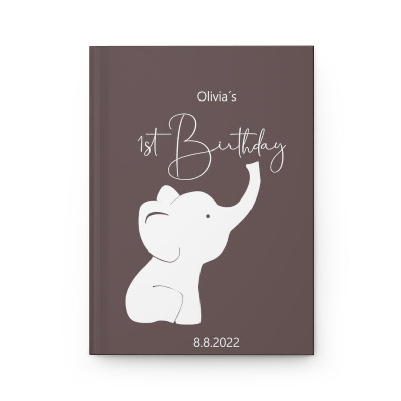 Personalized First Birthday Guest Book First Birthday Book - Etsy