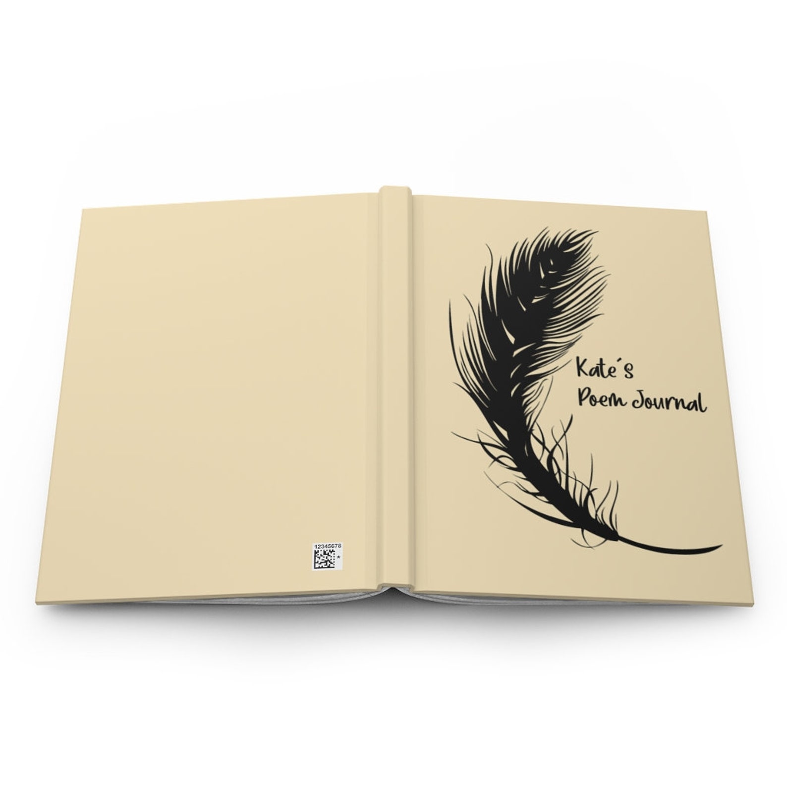 Hardcover Poem Journal Custom Poem Notebook Poem Notebook | Etsy