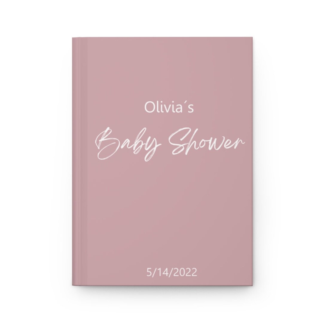 Personalized Baby Shower Guest Book, Advice for Baby, Elegant Baby ...
