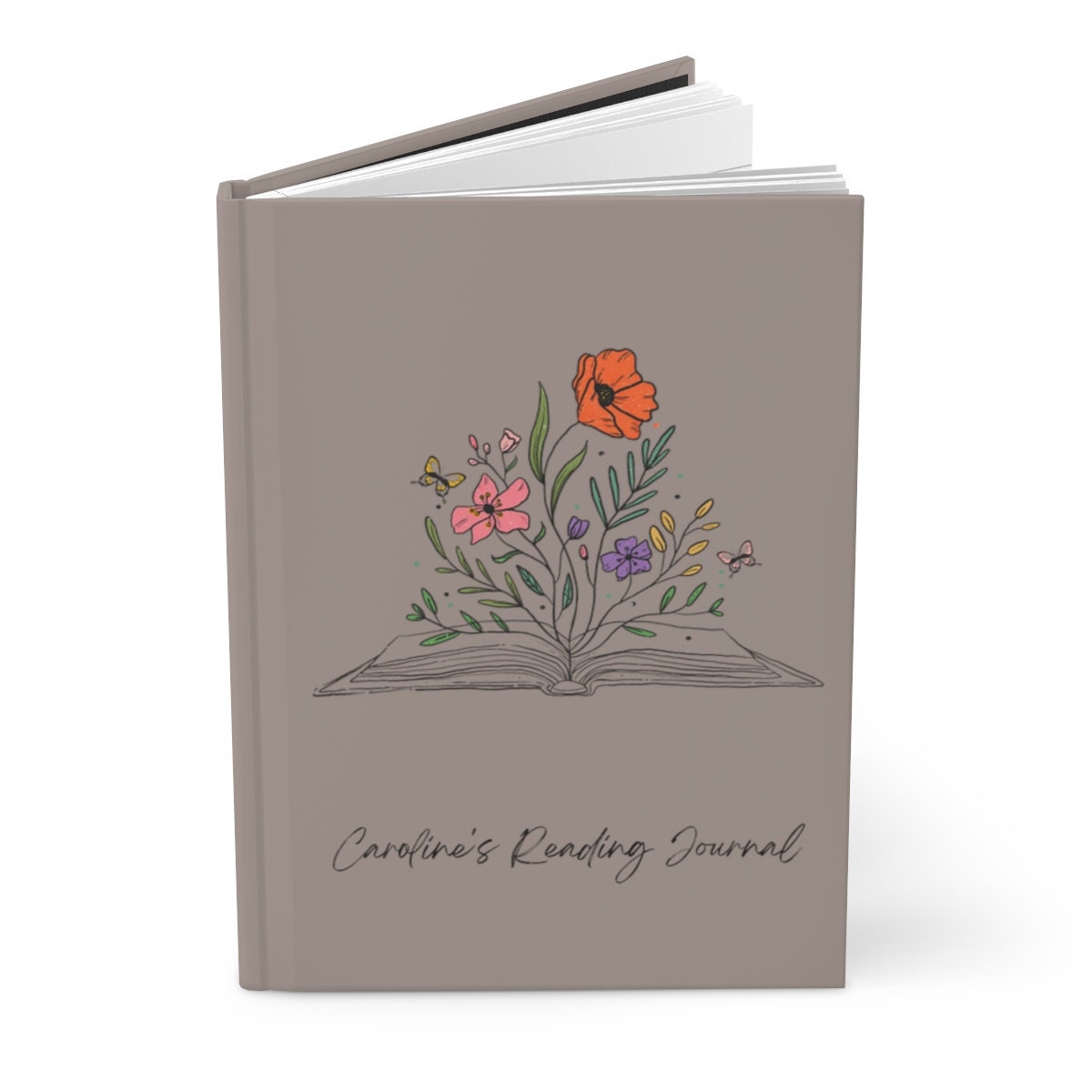 Reading Journal Book Journal Personalized Custom Book - Etsy