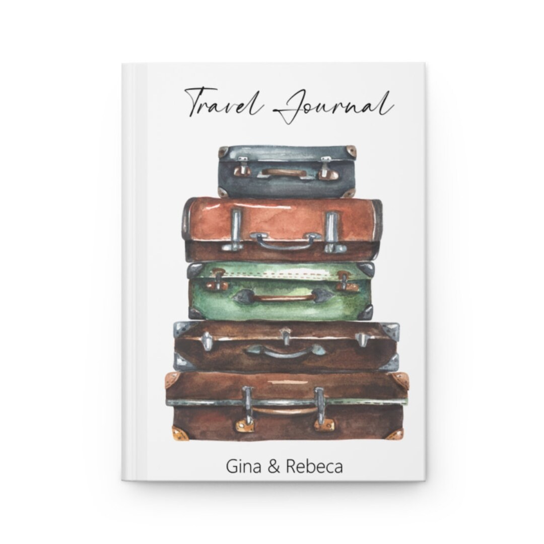 Vintage Travel Journal With Name, Custom Travel Journal, Personalized ...