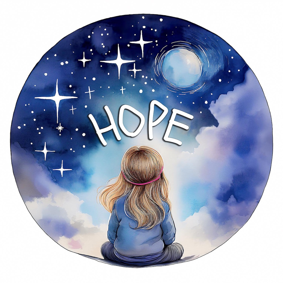 Hope, Mental Health Poster, Motivational Artwork, Inspirational Poster ...