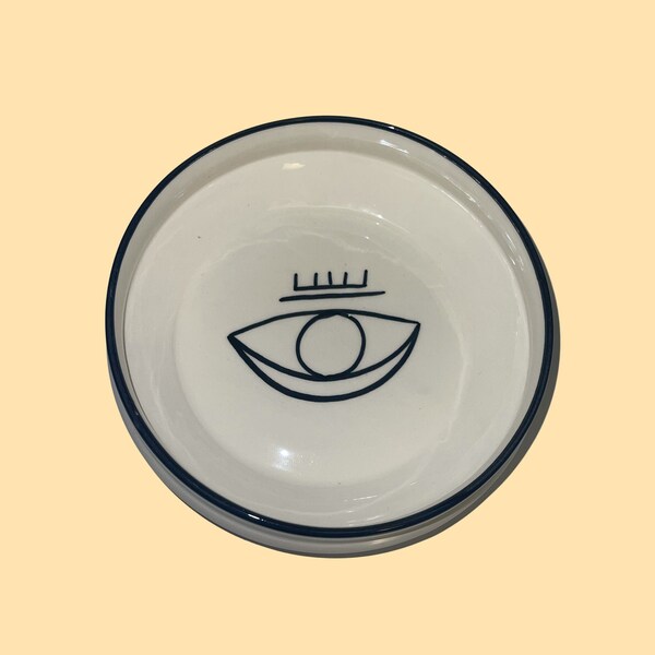 Ceramic Evil Eye Bowl - Etsy