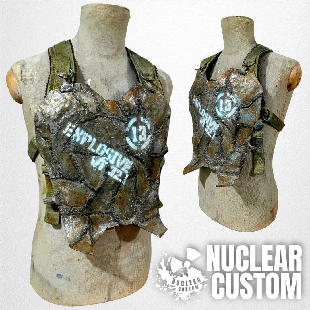 Post-apocalyptic Welded Armor With Explosive Inscription Limited ...