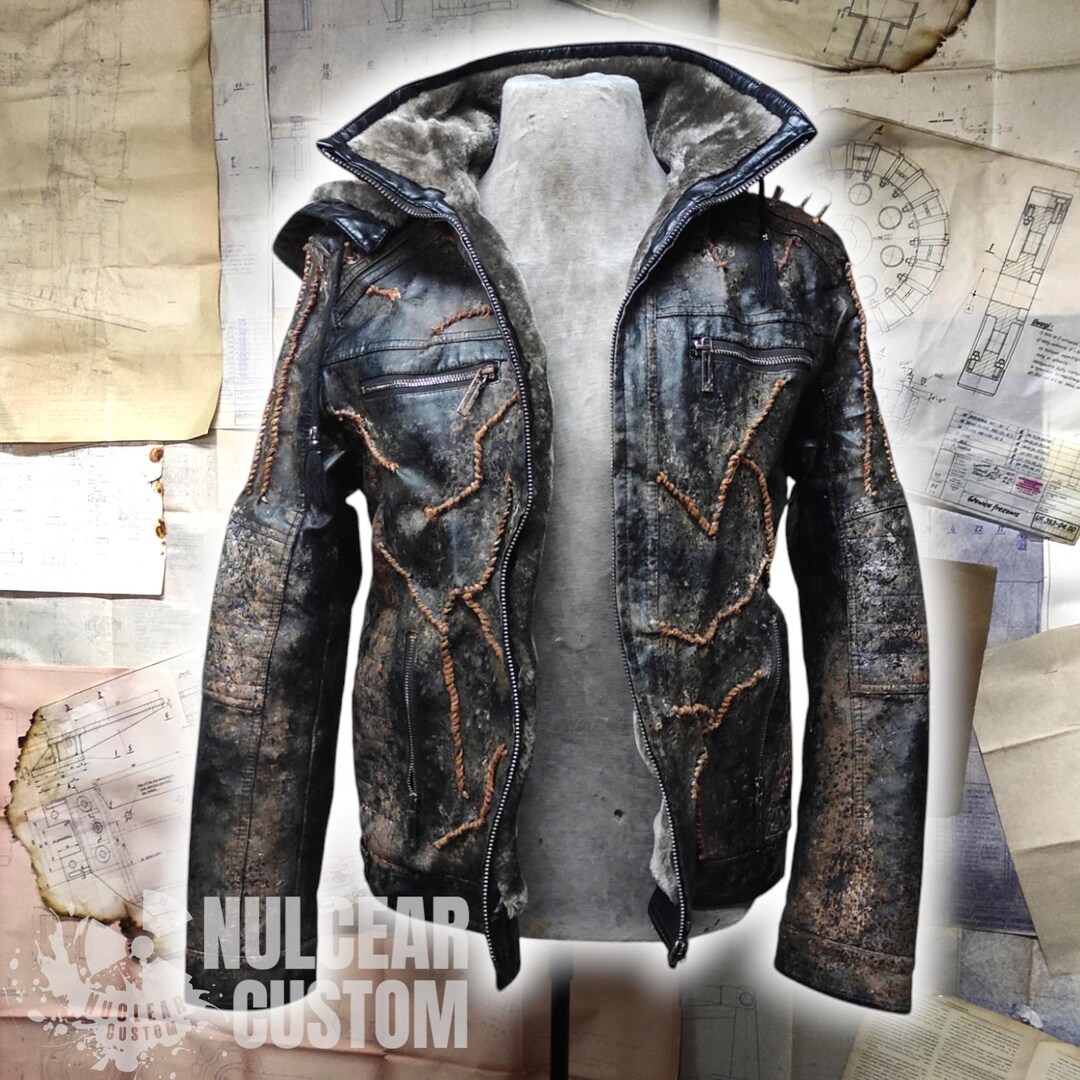 Punisher Wasteland Jacket – Handcrafted Post-apocalyptic Icon - Etsy