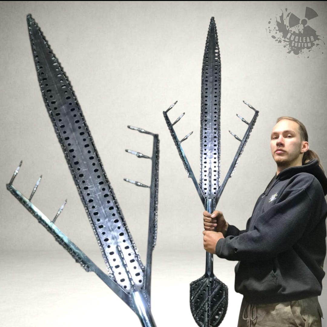 Large Scavenger-forged Post-apocalyptic Relic – Massive Multi-edge ...