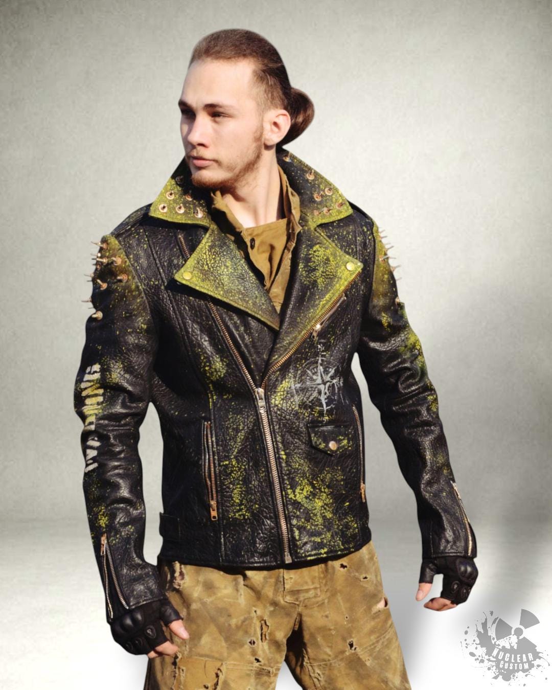 Apocalypse Men's Jacket Real Leather #2 - Madmax - Wasteland - Fallout ...