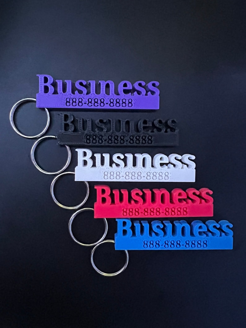100 Business Keychains - Etsy