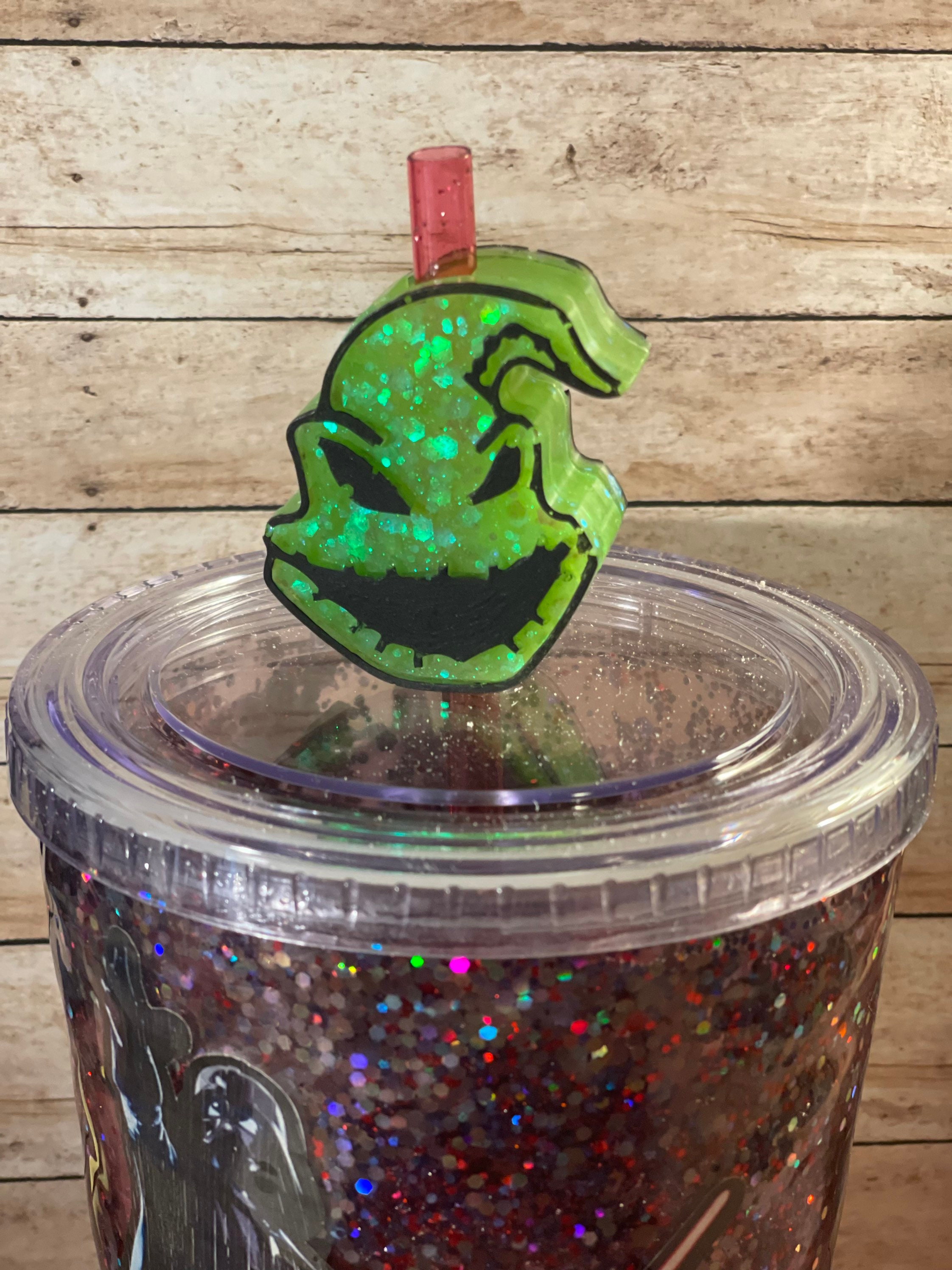 Oogie Boogie Straw Topper glow in the Dark - Etsy