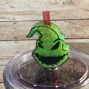 Oogie Boogie Straw Topper (glow in the Dark) - Etsy