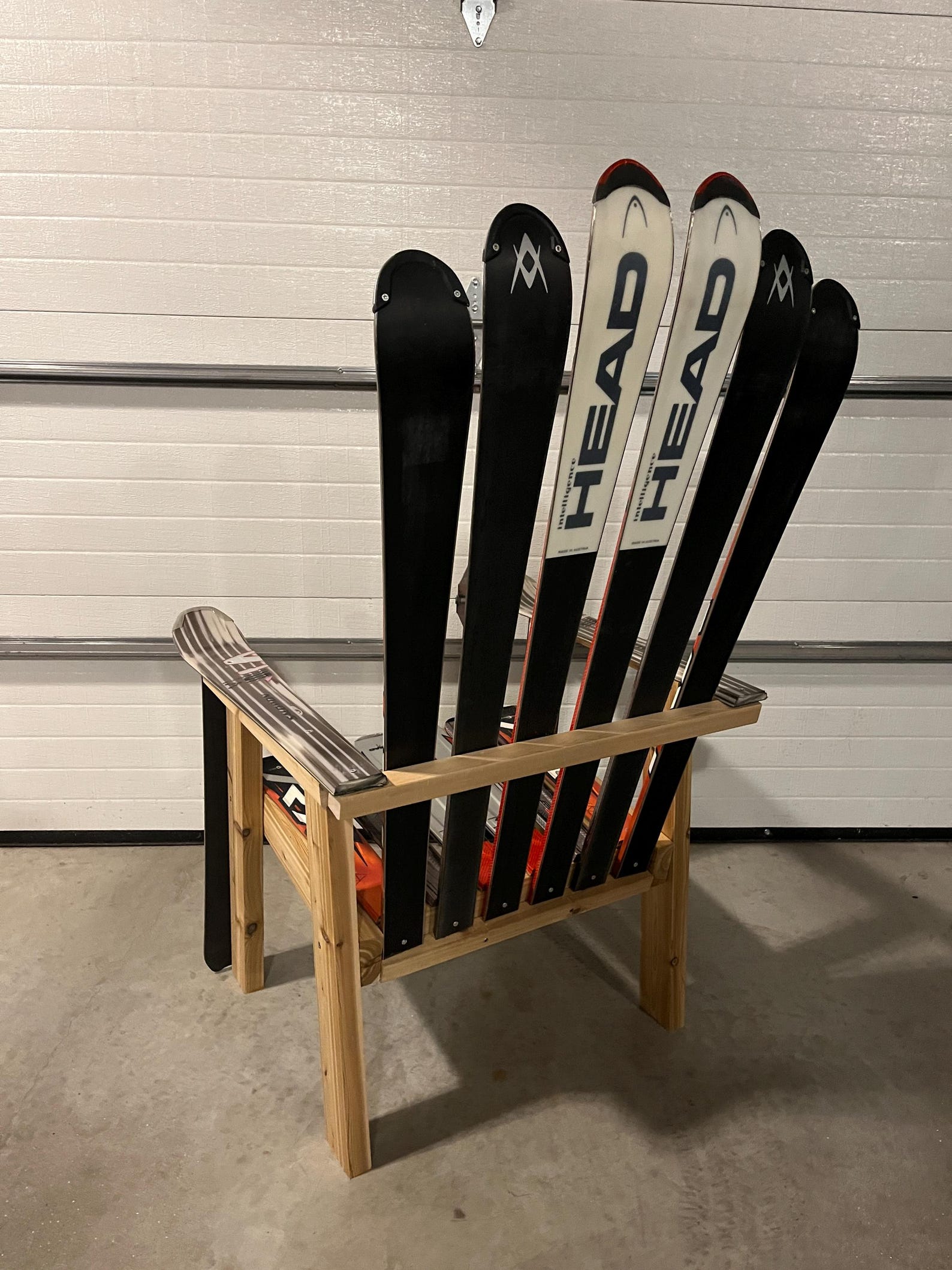 Cedar Ski Chair – Upcycled Adirondack Style Seating - Etsy