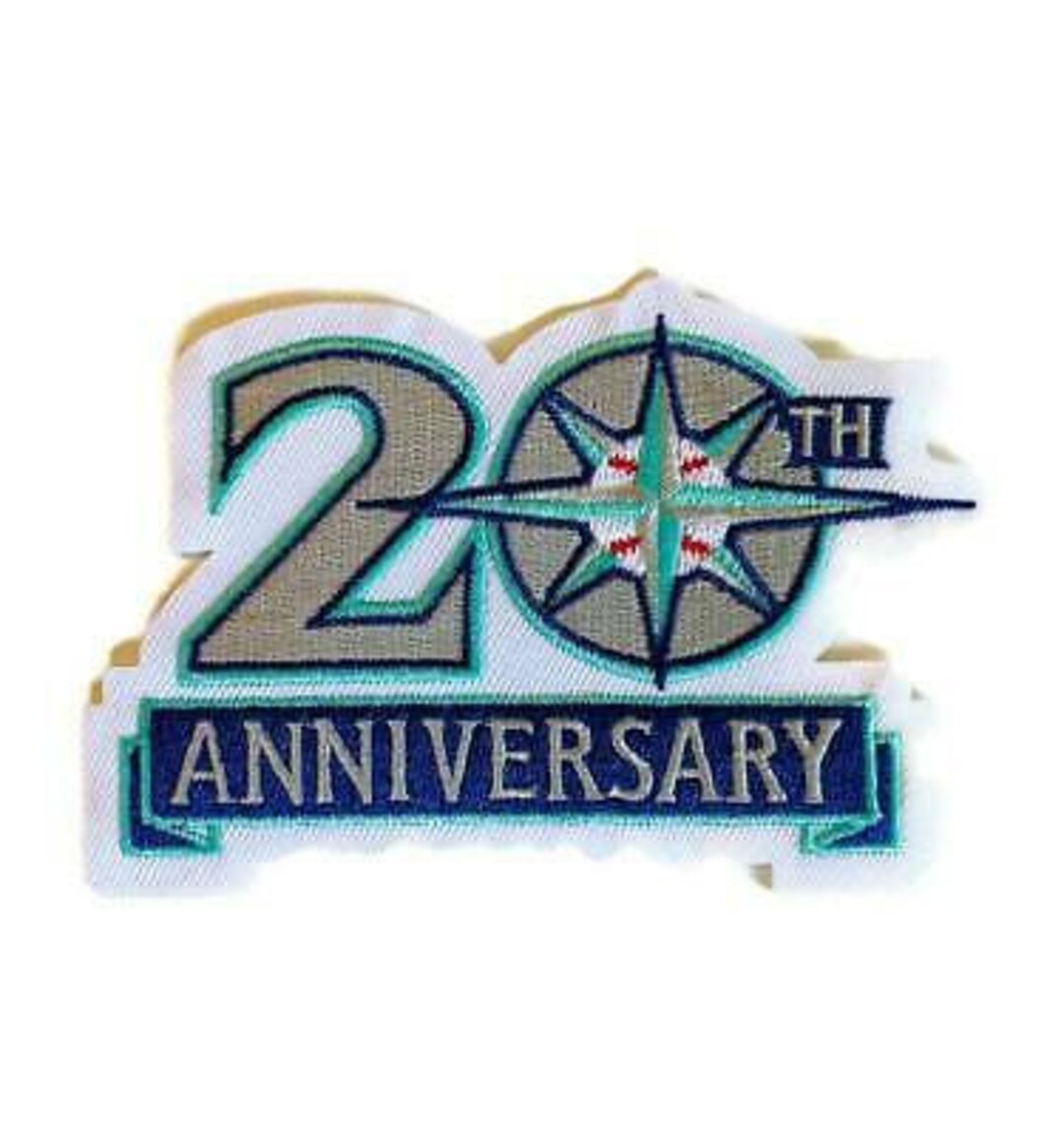Seattle Mariners 20th Anniversary Iron on Patch 4.75 X - Etsy