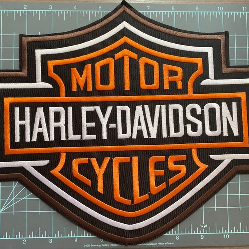Harley Davidson Motorcycle Patch Embroidered Decoration - Etsy