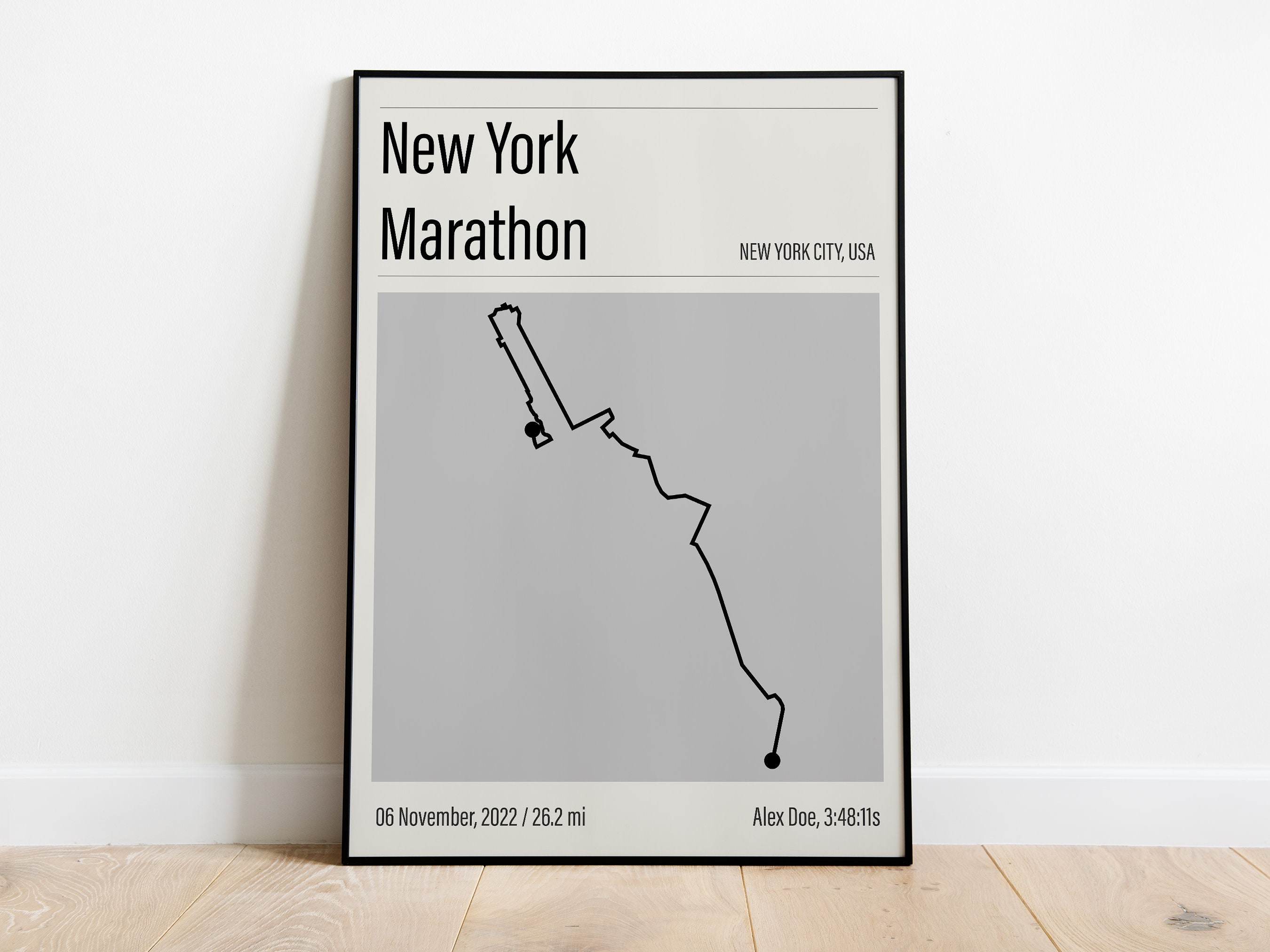 New York Marathon Map 2022