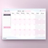 PRINTABLE Perpetual Wall Calendar | Perpetual Undated Planner PDF ...