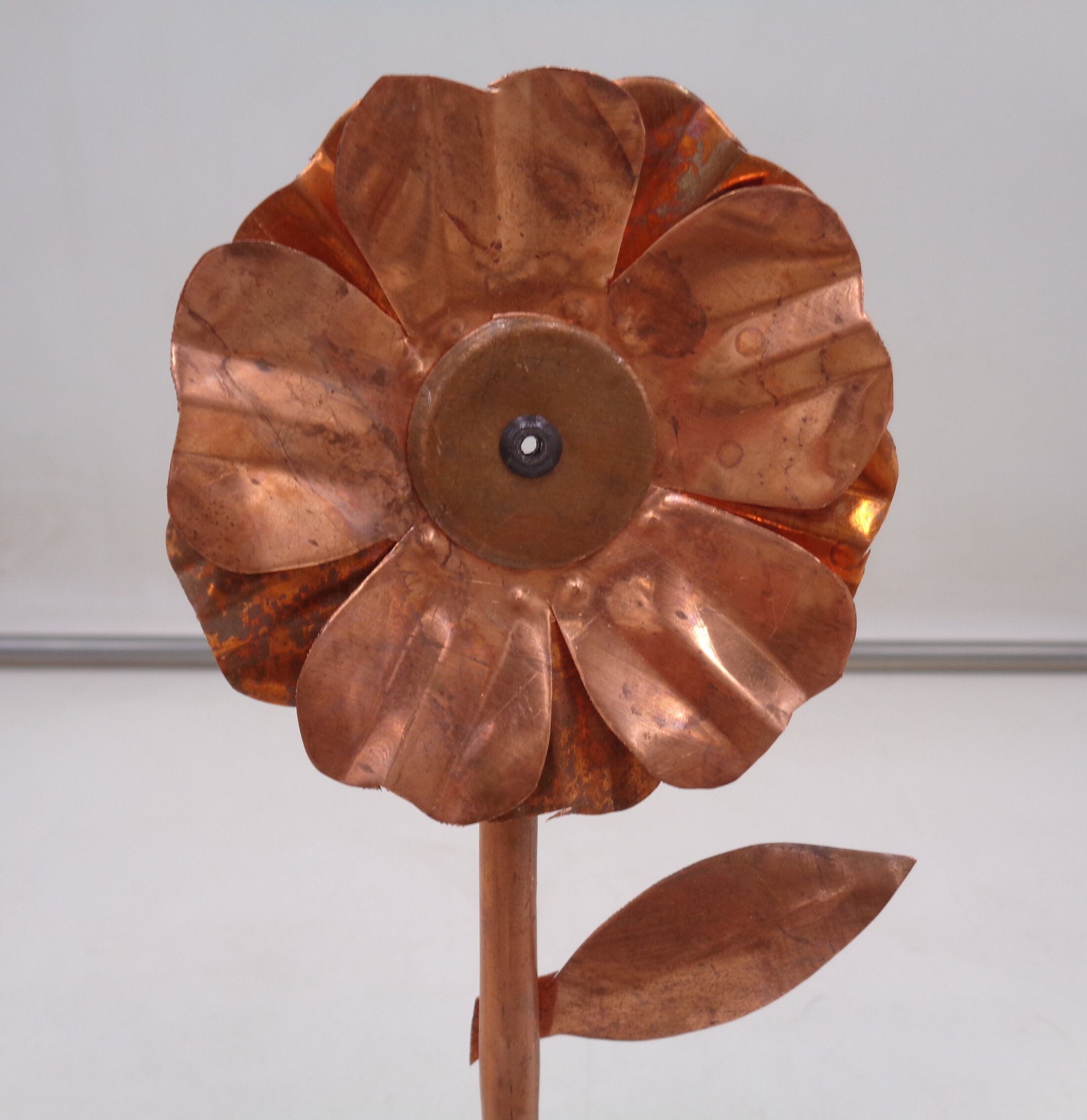 Sweet Little Copper Flower Sculpture - Etsy