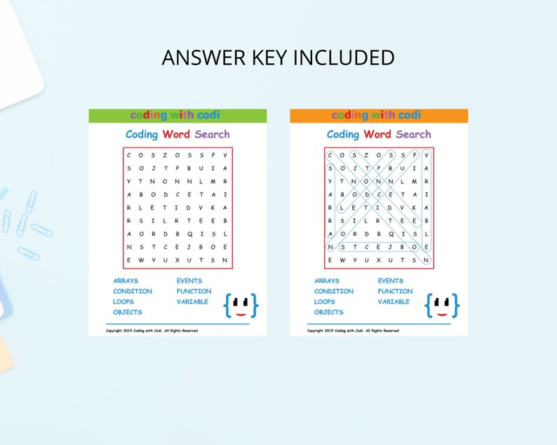 Kids Coding Printable, Learn to Code Activities Worksheet, Kids ...