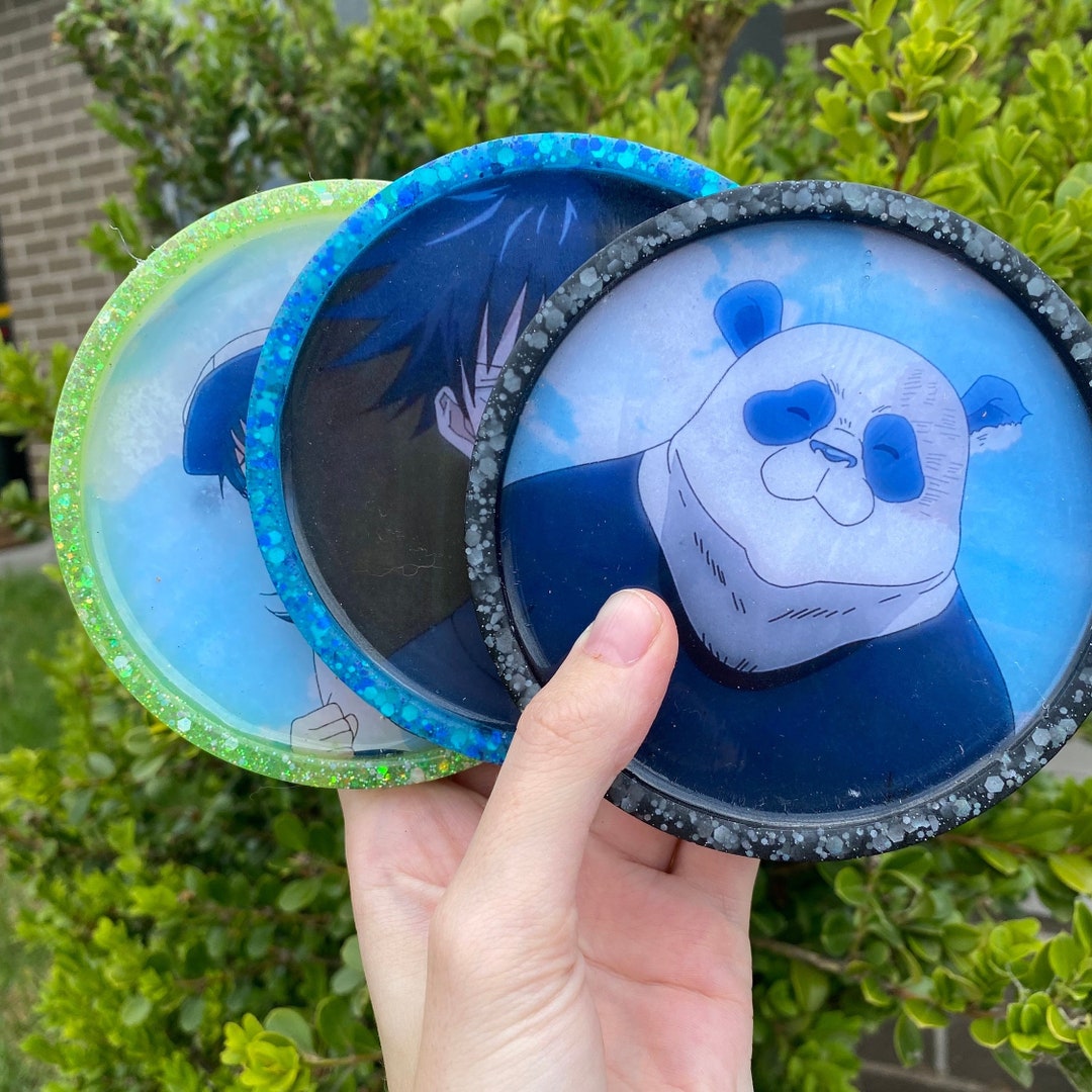 Custom Anime/gaming Coasters | Resin Coasters - Etsy