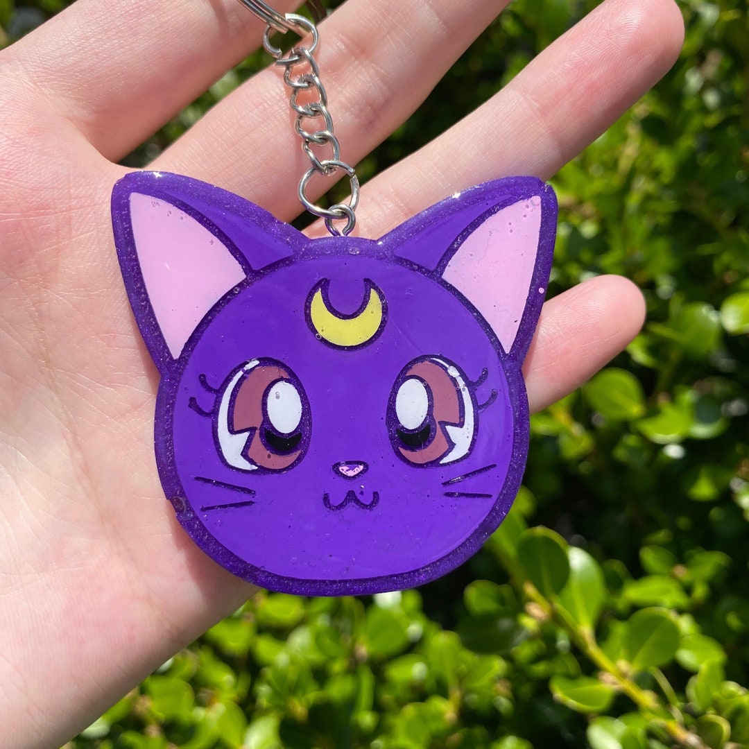 Luna Keyring Sailor Moon Anime MADE TO ORDER - Etsy
